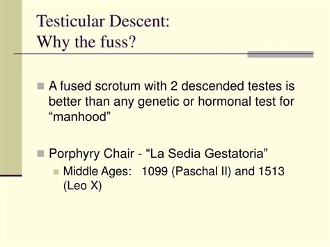 Ppt Testicular Descent And Ascent A Matter Of Timing Powerpoint Presentation Id 1407363