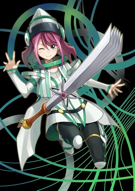 Hiiragi Yuzu And Tuning Magician Yu Gi Oh And More Drawn By