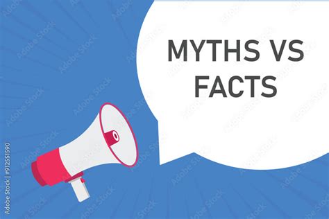 Myths Vs Facts Button Banner Label Template For Website Myths Vs