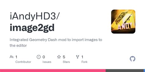 Github Iandyhd3image2gd Integrated Geometry Dash Mod To Import Images To The Editor