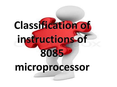 Instructions Of 8085 Microprocessor Ppt