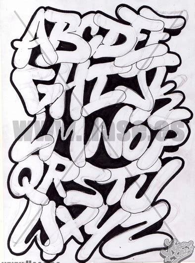 Graffiti Collection Ideas Graffiti Alphabet Fonts A Z Basic Design