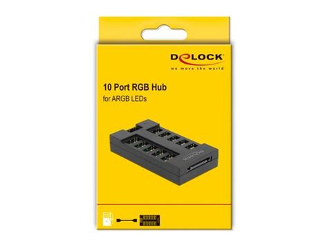 Delock Rgb Hub For Argb Leds With 10 Ports Mai Ára 8 290 Ft