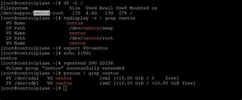 Technical Tip How To Extend Disk In Lvm Partition Fortinet Community