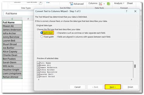 How To Split Cells In Excel In Different Ways