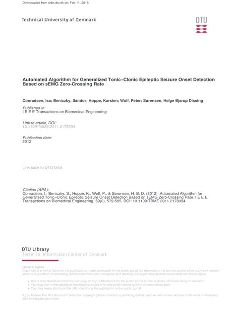 Fillable Online Automated Algorithm For Generalized Tonicclonic Epileptic Seizure Onset