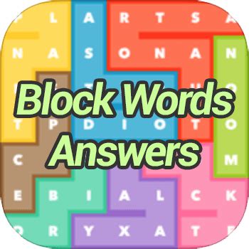 Block Words Answers All Levels Game Solver