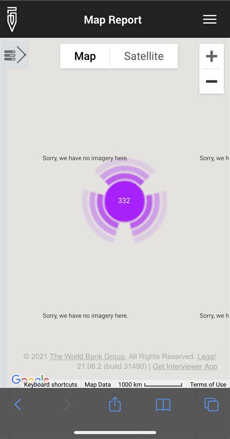 Map Report Sorry We Have No Imagery Here Survey Management Survey Solutions User Community