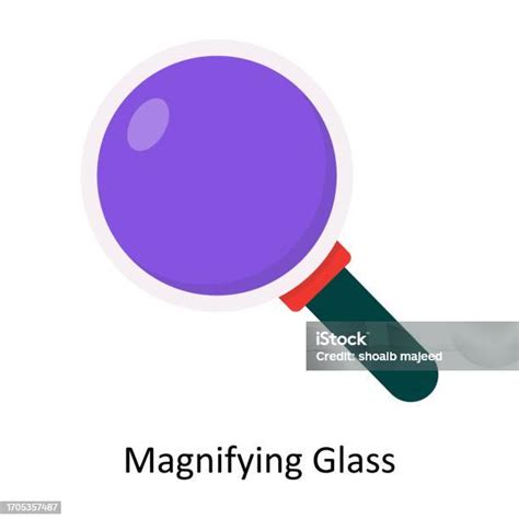 돋보기 벡터 플랫 아이콘 디자인 그림입니다 흰색 배경에 기호 Eps 10 파일 0명에 대한 스톡 벡터 아트 및 기타 이미지 0명 검색 경제 Istock