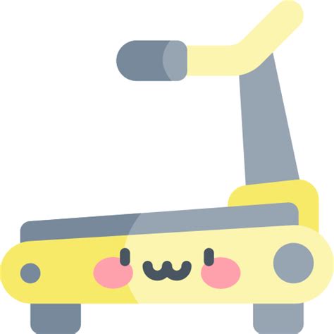 Treadmill Kawaii Flat Icon