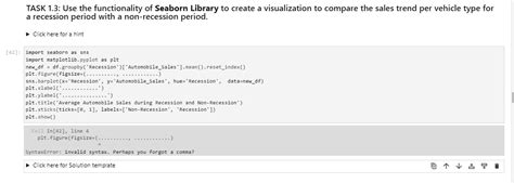 task 1 3 use the functionality of seaborn library to create a visualization to compare the