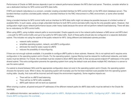 Ethernet Networks And Dnfs Dell Unity Xt Oracle Database Best Practices Dell Technologies