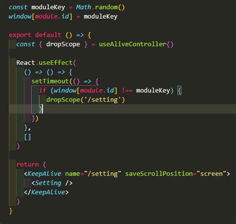 配合umi一起使用热更新后getCachingNodes没有清空 Issue CJY react activation GitHub