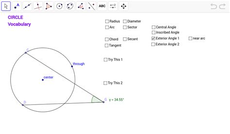 Angle Subtended By An Arc Of A Circle