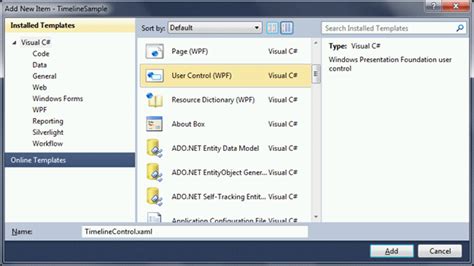Making Timeline Control For Datagrid In Wpf