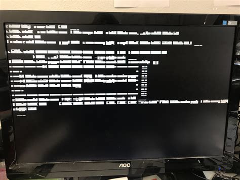Arch Hanging At Boot This Is What My Screen Looks Like And Im Not Sure How To Go About Solving