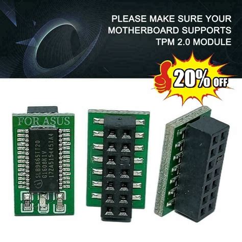 Tpm 2 0 Encryption Security Module Remote Card Windows 11 Upgrade Mod Prof B8 £9 52 Picclick Uk
