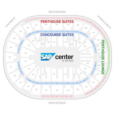 Explore Suites Sap Center Suites