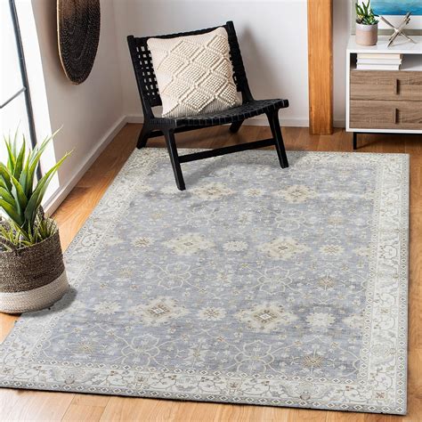 Creative Home Ideas Printed Chenille Area Rugs For