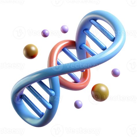 Stunning Creative A Dna Strand Morphing Into A Binary Code Premium PNG