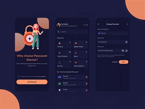 Password Manager Designs Themes Templates And Downloadable Graphic Elements On Dribbble