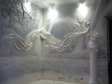 Одноклассники Окрашенные стены Настенные скульптуры Фрески