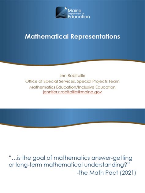 9 Mathematical Representations Pdf National Council Of Teachers Of