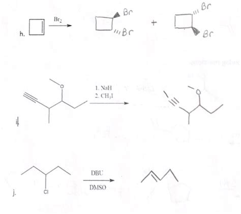 Solved The Question Was Draw The Products For The Following Chegg