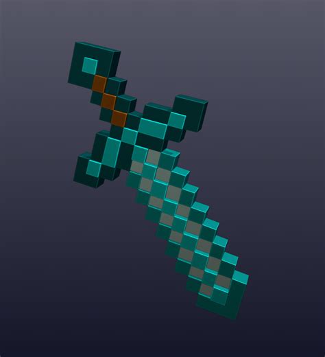 Minecraft Sword And Pickaxe Template