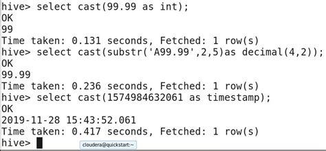 Type Conversion Functions In Apache Hive Big Data And Sql