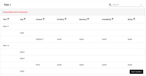 Material Table With Grouped Rows Codesandbox