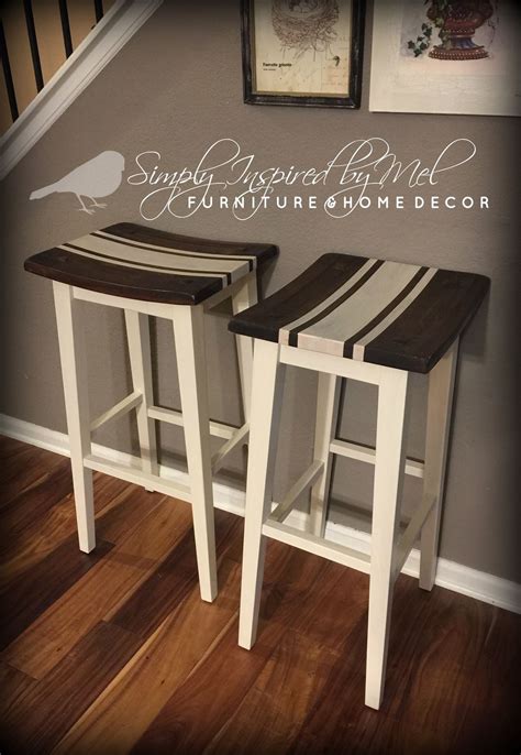 Farmhouse Bar Stools In Java Gel Stain General Finishes Design Center