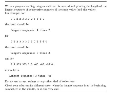 Solved Write A Program Reading Integers Until Zero Is