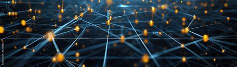 Blockchain Transaction Growth With Expanding Network Nodes Cybernetic Tone Complementary Color