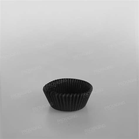 Bun Case Plain Black 44 X 25mm Packaging By Polymer