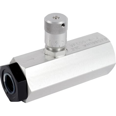 Webtec Variable Flow Control Valve GPM In NPT Inlet In NPT Outlet Model VFC K
