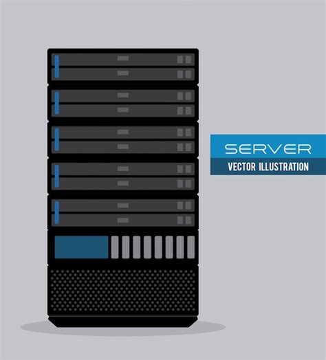 Premium Vector Server Design