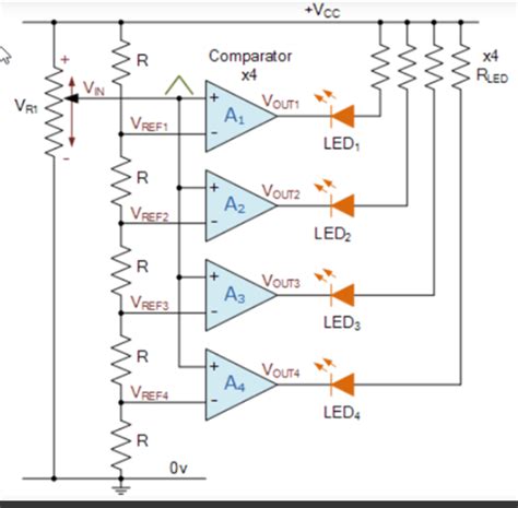 Solved What Are The Values To Make The Comparator Work
