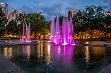 Fort Wayne Skyline At Twilight Photograph By Gene Sherrill Fine Art America