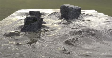 An Artist Presents A Complex Flowing Water Simulation Made In Houdini