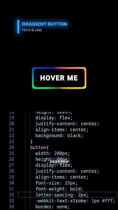 Gradient Button Html Css Tutorial Shorts Shortsfeed Youtubeshorts Youtube
