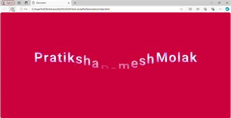 Pratiksha Ramesh Molak On Linkedin Webdevelopment Gsap Internship Leadsoftplacementacademy