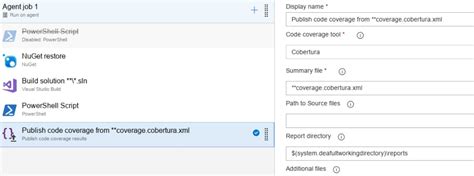 Publish Code Coverage Result Azure Devops Stack Overflow