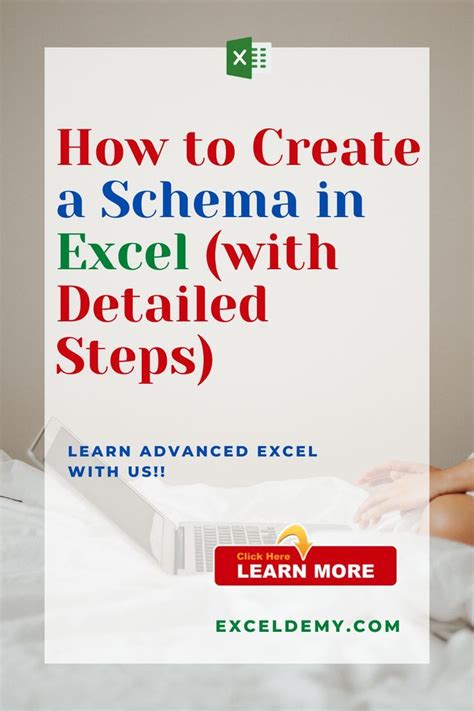 How To Create A Schema In Excel With Detailed Steps Excel Data Patterns Workbook