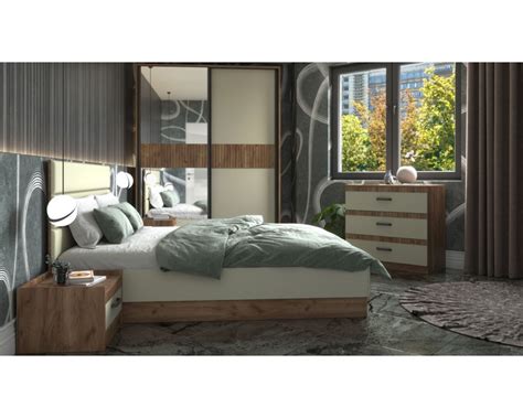 Спален комплект Никол Мебелна фабрика НОВ ДОМ Ямбол