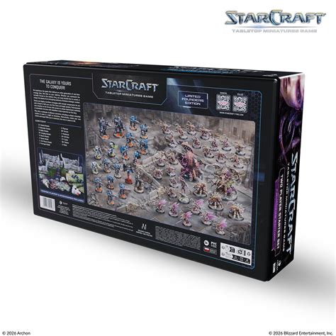Starcraft Tabletop Miniatures Game Two Player Starter Set Founders