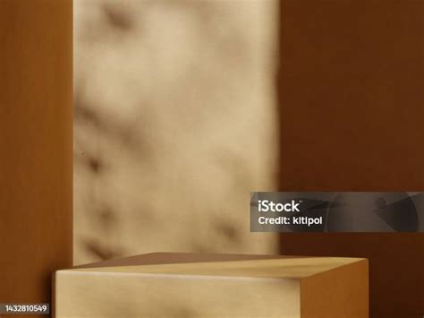 잎 그림자가있는 프리미엄 연단 디스플레이 화장품 또는 미용 제품 프로모션 모형 자연석 계단 받침대 트렌디 한 미니멀리스트 배너 3d 렌더링 일러스트레이션 0명에 대한 스톡