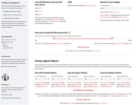 Token Cost Calculator For Openai Models Gpt 35 And Gpt 4 Show The