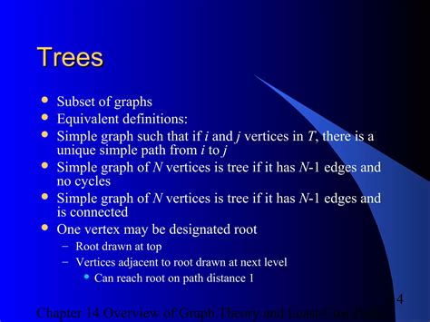 Overview Of Graph Theory And Least Cost Paths Chapter 14 Ppt