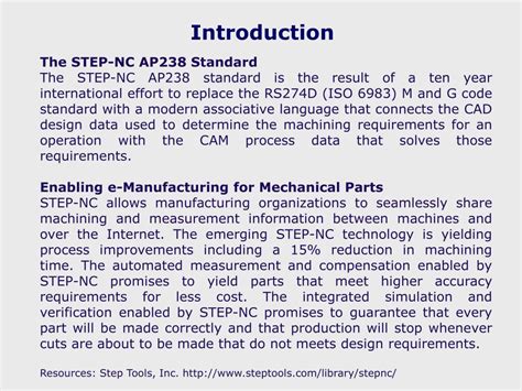 ppt step nc tool path programming in an intelligent step nc manufacturing context powerpoint